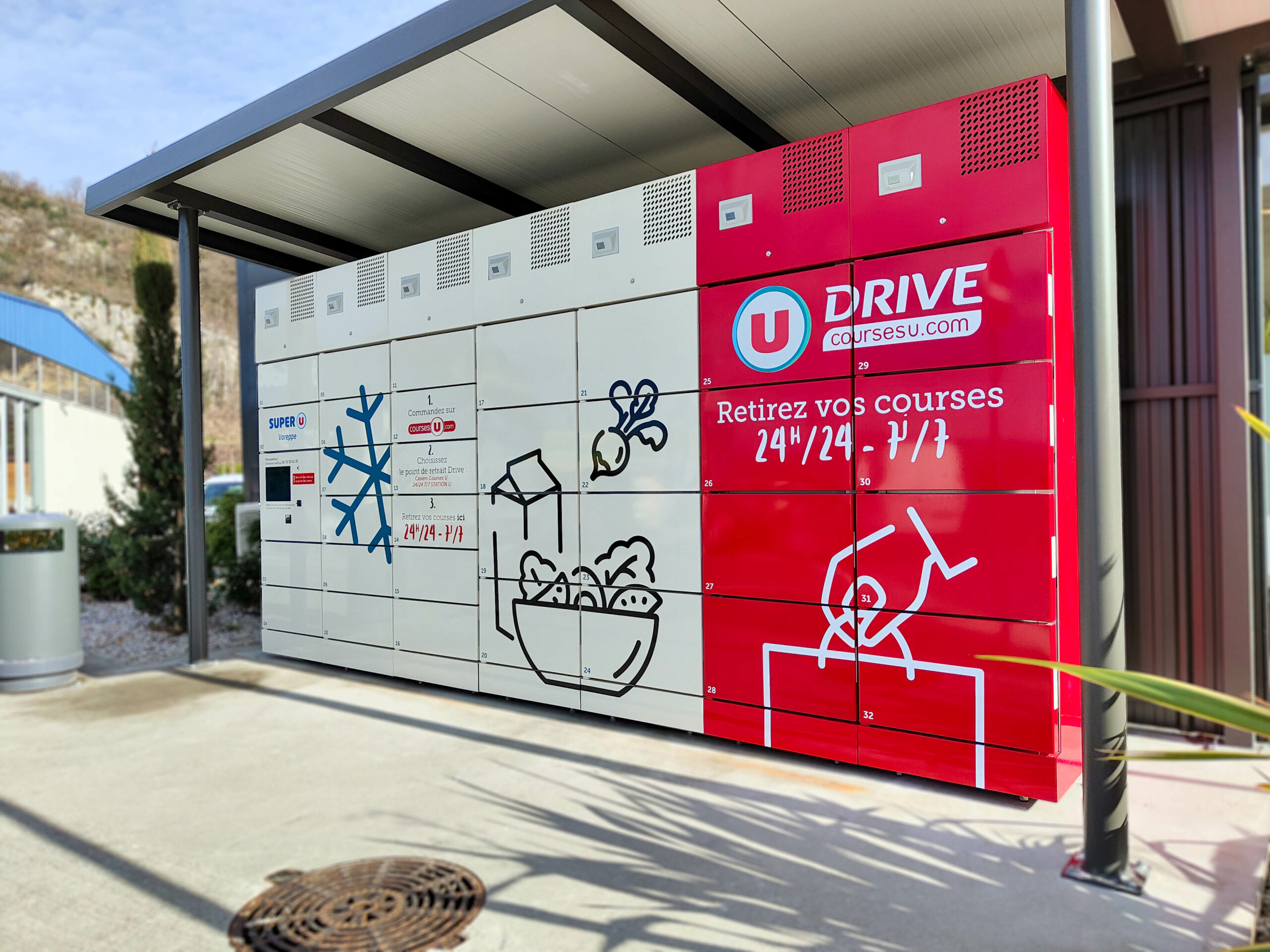 Communication diverse pour une grand surface